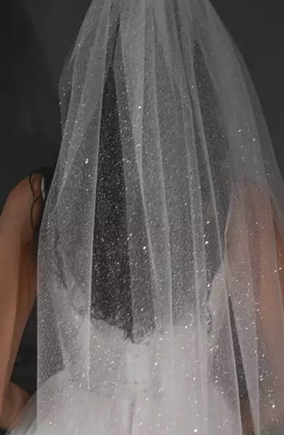 Sparkly Veil – GLAMOUR BRIDE USA