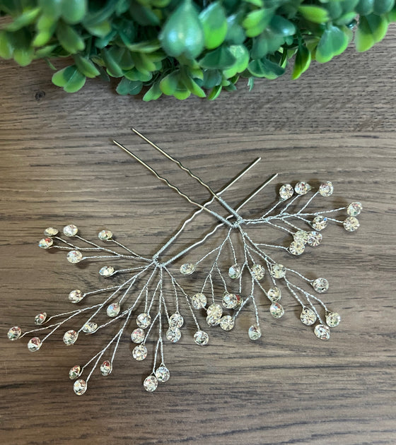 Michelle - Pearl Bridal hair pins – GLAMOUR BRIDE USA