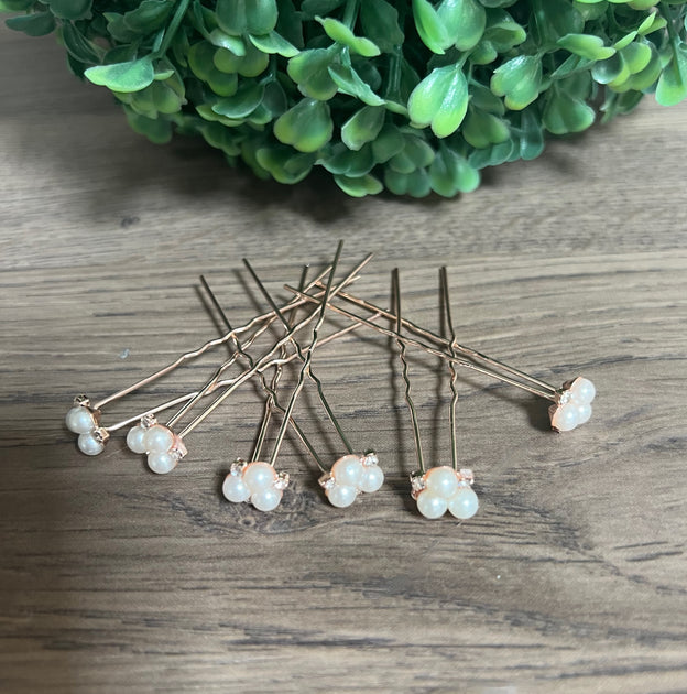 Pearl Wedding hair pin – GLAMOUR BRIDE USA